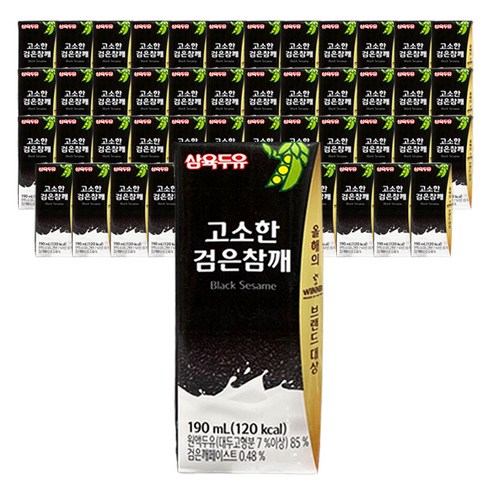 삼육두유 고소한 검은참깨 190ml 24개입 x 2박스, 48팩 - 가격 변동 추적 그래프 - 역대가