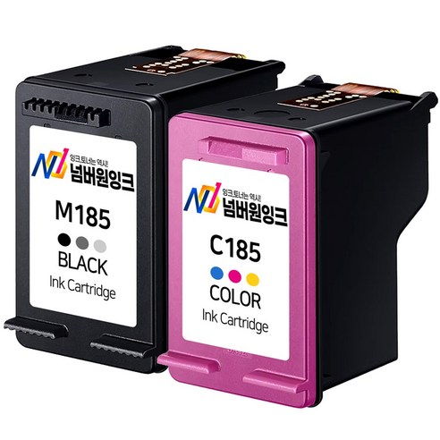 '삼성 INK-M185 INK-C185 1세트 3배 대용량 SL-J1680 SL-J1683 SL-J1685 SL-J1780W ...