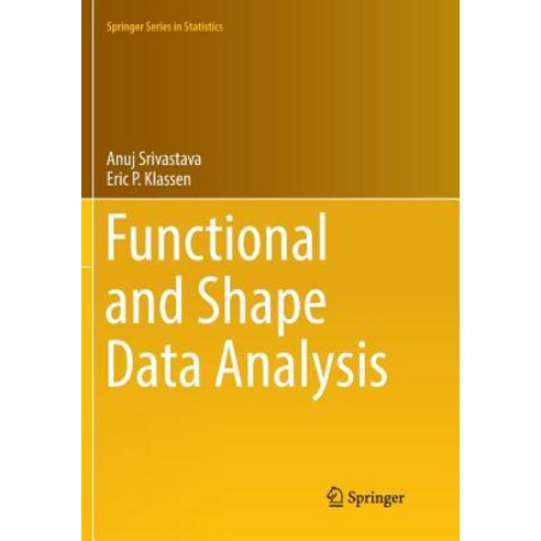 (영문도서) Functional and Shape Data Analysis Paperback, Springer, English ...