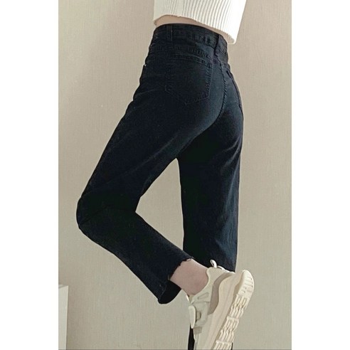 KORELAN 검은색 스트레이트 청바지 - 가격 변동 추적 그래프 - 역대가