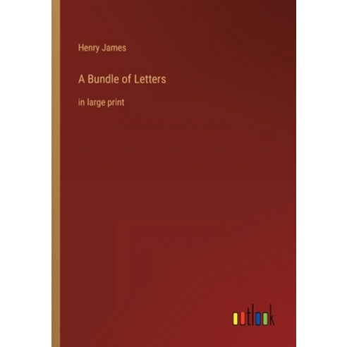(영문도서) A Bundle of Letters: in large print Paperback, Outlook Verlag ...