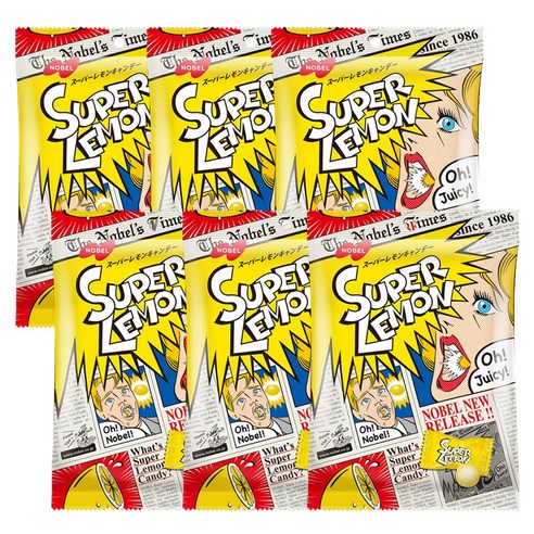 '노벨 슈퍼 레몬캔디, 88g, 6개' 최저가 검색, 최저가 16,500원 - 할인 알림