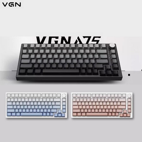 [성의샵] VGN A75 무선 마그네틱 자축 기계식 게이밍 키보드 FPS게이밍 RT-DKS지원 전키핫스왑DIY OUTEMU ...
