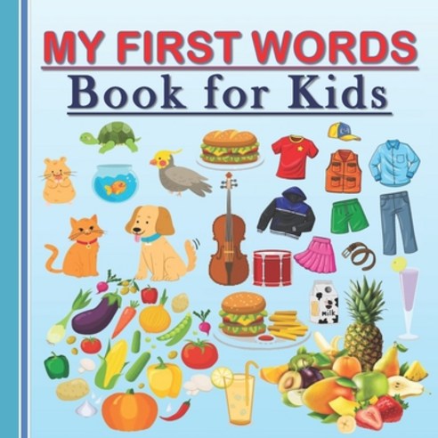 (영문도서) My First Word Book for Kids: Essentiel first english words and ...