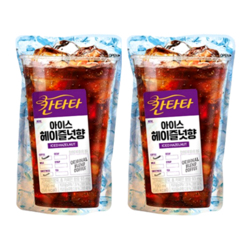 '칸타타 커피파우치 아이스 헤이즐넛향 230ml x 10입, 230ml, 10개' 최저가 검색, 최저가 8,490원 - 할인 알림