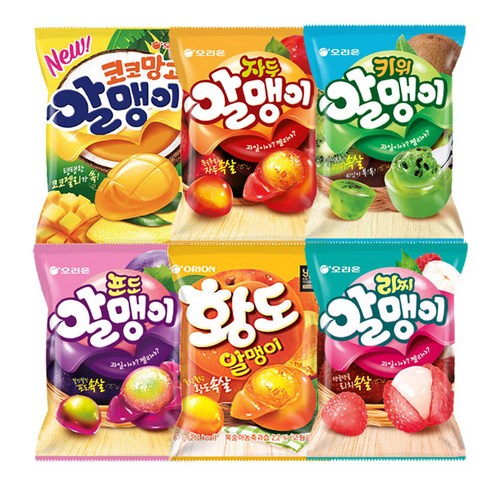 '오리온 포도알맹이 +자두알맹이+키위알맹이+리찌알맹이+황도알맹이+코코망고 알맹이 67g(총6개)' 최저가 검색, 최저가 12,800원 - 할인 알림