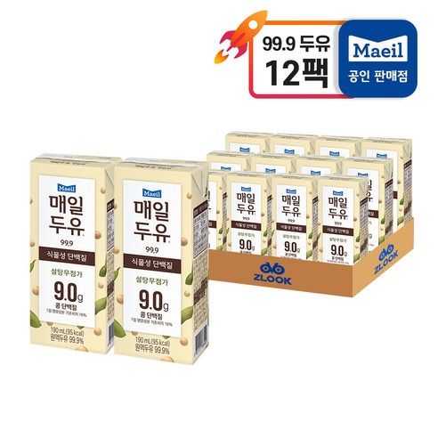 매일유업 매일두유 99.9, 190ml, 12개 - 두유 | 쿠팡