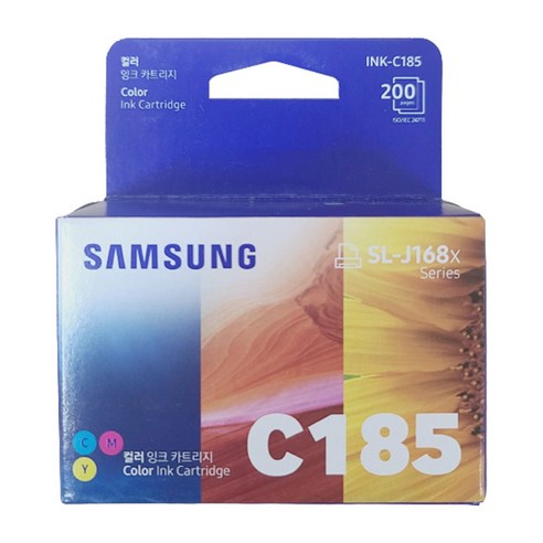 삼성 INK-185 검정 컬러 잉크 SL-J1680 SL-J1683 SL-J1685, 컬러3색(C185) - 가격 변동 추적 ...