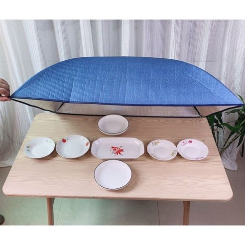 까마느 대형 식탁 덮개 보온 밥상 덮개 원터치 식탁 보온 - 밥상보 | 쿠팡