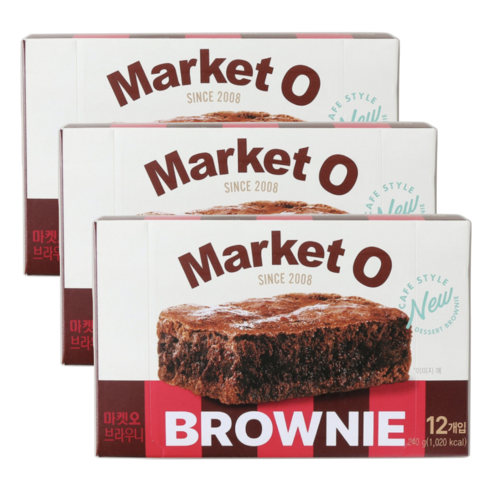 '오리온 마켓오 리얼브라우니12P(240g), 240g, 3개' 최저가 검색, 최저가 15,300원 - 할인 알림