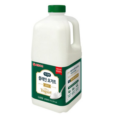 '서울우유 더진한 플레인 요거트 순수 1800ml 2입팩, 1.8L, 2개' 최저가 검색, 최저가 14,300원 - 할인 알림