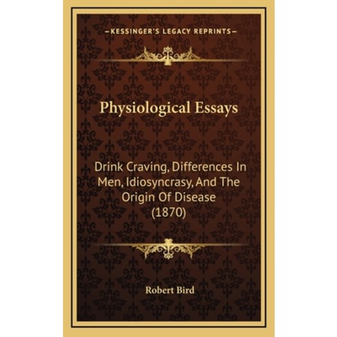 Physiological Essays: Drink Craving Differences In Men Idiosyncrasy And ...