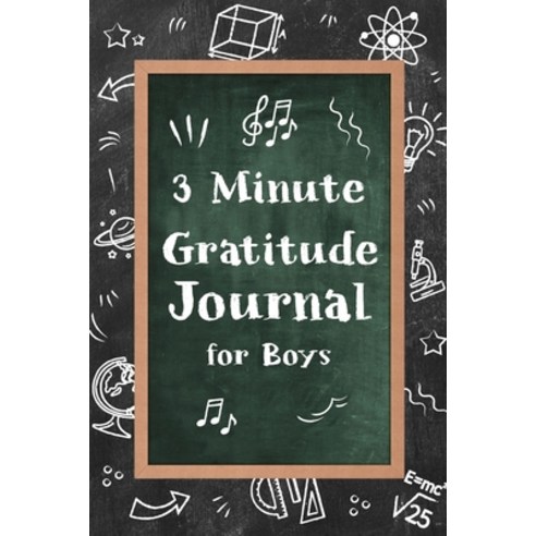 3 Minute Gratitude Journal for Boys Paperback, Blurb, English ...