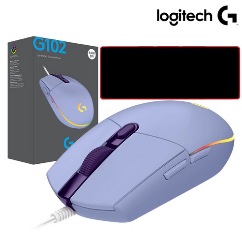 로지텍코리아 정품 로지텍 G102 2세대 Lightsync 게이밍 유선마우스: 성능, 정확성, 가치의 완벽한 조화
