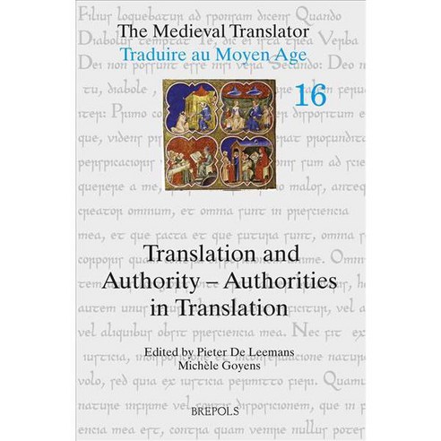 The Medieval Translator / Traduire Au Moyen Age, Brepols Pub - 가격 변동 추적 ...