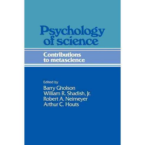 Psychology of Science:Contributions to Metascience, Cambridge University Press
