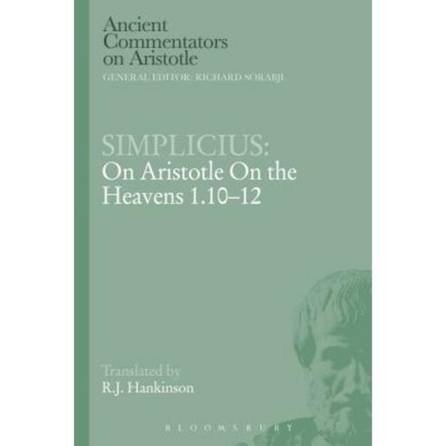 Simplicius: On Aristotle on the Heavens 1.10-12 Paperback, Bloomsbury ...