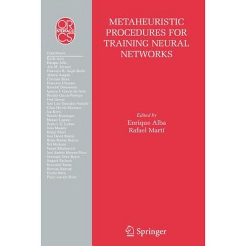 Metaheuristic Procedures for Training Neural Networks Paperback ...