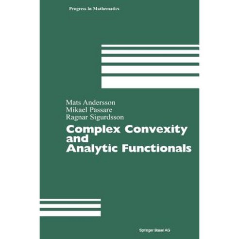 Complex Convexity and Analytic Functionals Paperback, Birkhauser - 가격 변동 추적 그래프