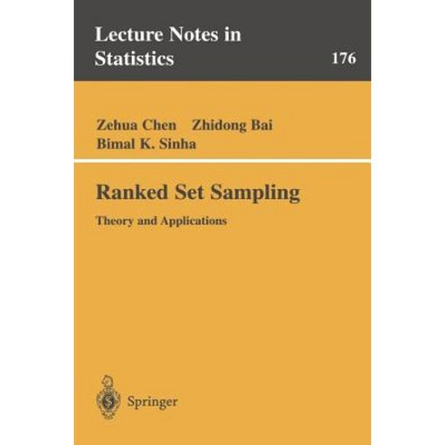 Ranked Set Sampling: Theory and Applications Paperback, Springer - 가격 ...