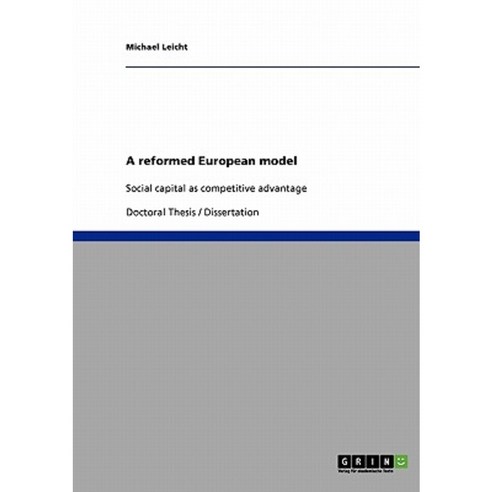 A Reformed European Model Paperback, Grin Publishing - 가격 변동 추적 그래프 - 역대가