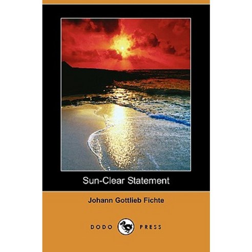 Sun-Clear Statement (Dodo Press) Paperback, Dodo Press - 가격 변동 추적 그래프 - 역대가