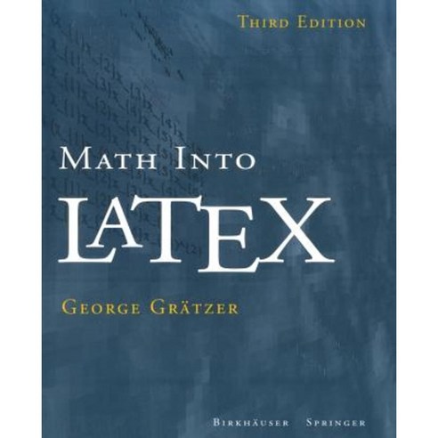 Math Into Latex Paperback, Birkhauser - 가격 변동 추적 그래프 - 역대가