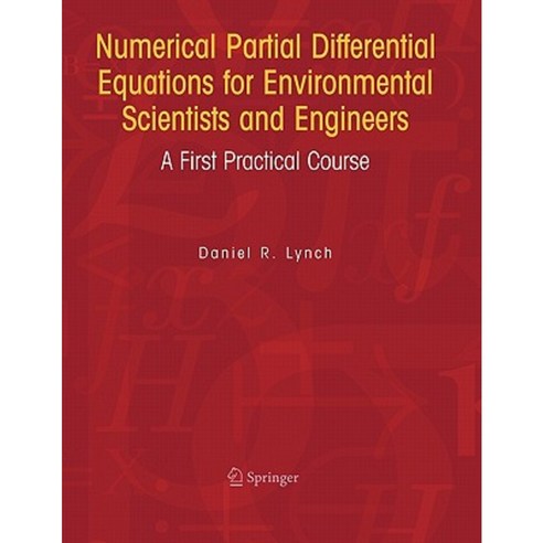 Numerical Partial Differential Equations for Environmental Scientists and Engin