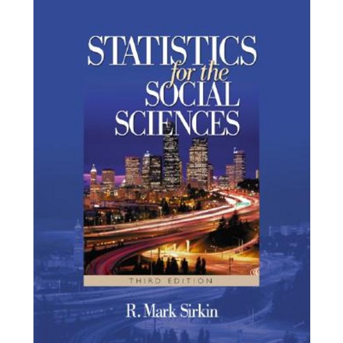 Statistics for the Social Sciences Paperback, Sage Publications, Inc ...
