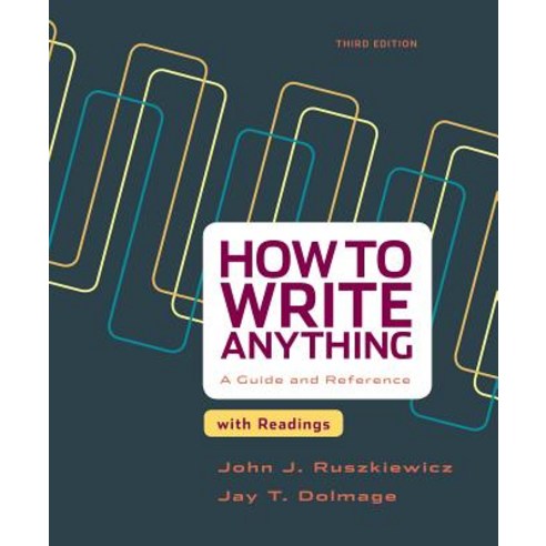 How to Write Anything with Readings: A Guide and Reference Paperback ...