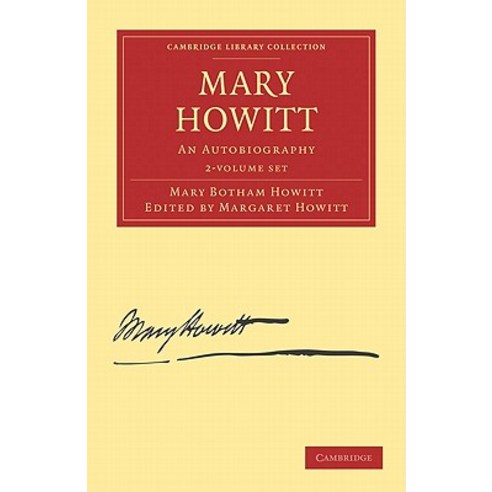 Mary Howitt - 2 Volume Set Paperback, Cambridge University Press - 가격 ...