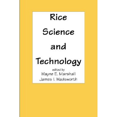 Rice Science and Technology Hardcover, Marcel Dekker - 가격 변동 추적 그래프 - 역대가