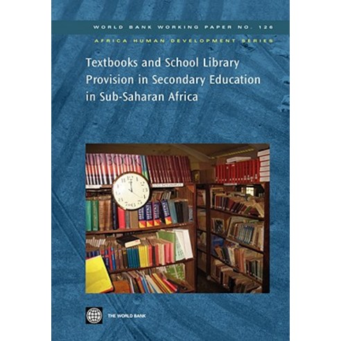 Textbooks and School Library Provision in Secondary Education in Sub ...