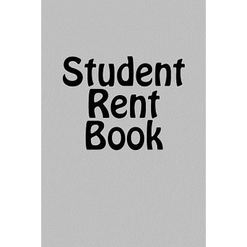 Student Rent Book Paperback, Createspace Independent Publishing ...