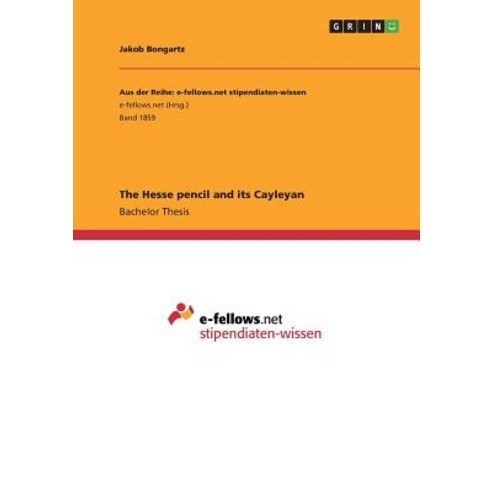The Hesse Pencil and Its Cayleyan Paperback, Grin Publishing - 가격 변동 추적 ...