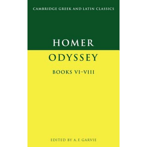 Homer: Odyssey Books VI-VIII Paperback, Cambridge University Press - 가격 ...