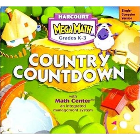 Harcourt School Publishers Eprod/Math: Mega Math/Cntdwn CD Sgl K3 ...