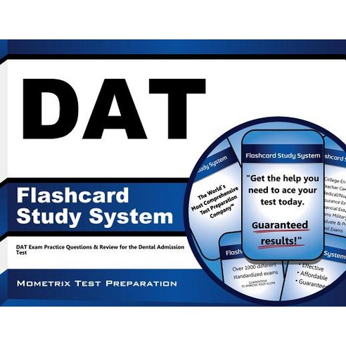 DAT Flashcard Study System: DAT Exam Practice Questions and Review for ...