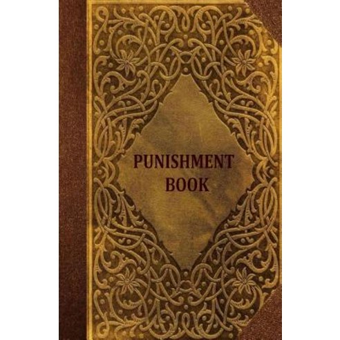 Punishment Book: A Blank Register for Record Keeping Paperback ...