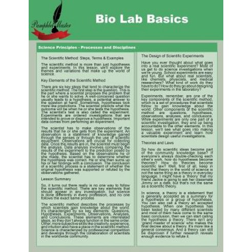 Bio Lab Basics Paperback, Speedy Publishing LLC - 가격 변동 추적 그래프 - 역대가