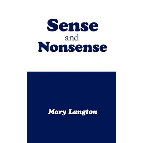 Sense and Nonsense Paperback, Authorhouse - 가격 변동 추적 그래프 - 역대가