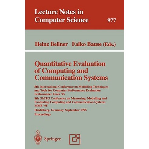 Quantitative Evaluation of Computing and Communication Systems: 8th ...