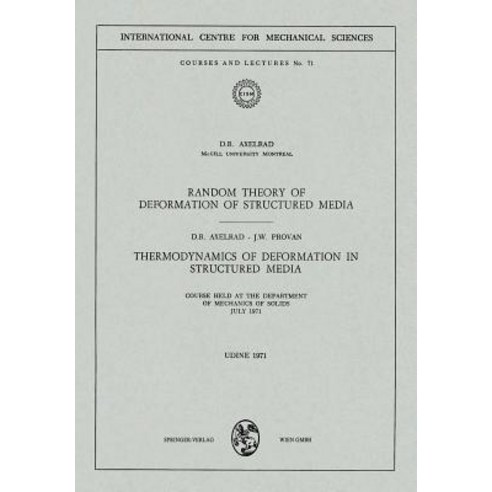 Random Theory of Deformation of Structured Media. Thermodynamics of ...