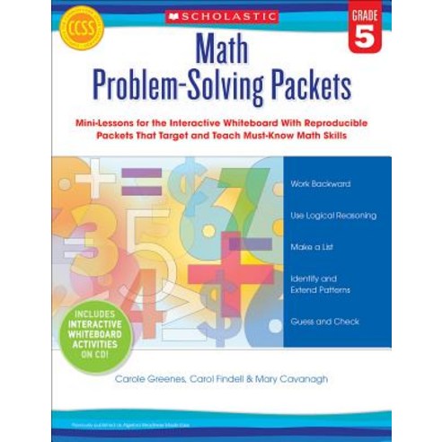 Math Problem-Solving Packets Grade 5: Mini-Lessons for the Interactive ...